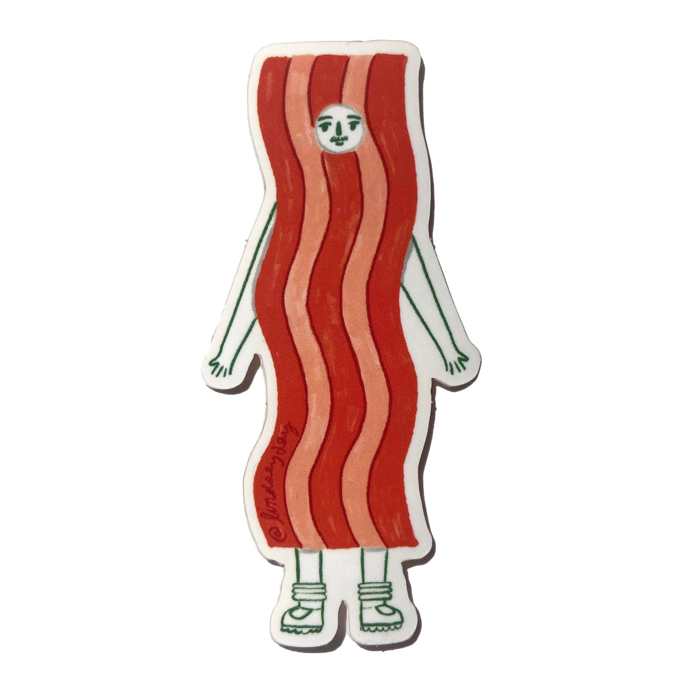 Bacon Person Sticker – Happy Keeps